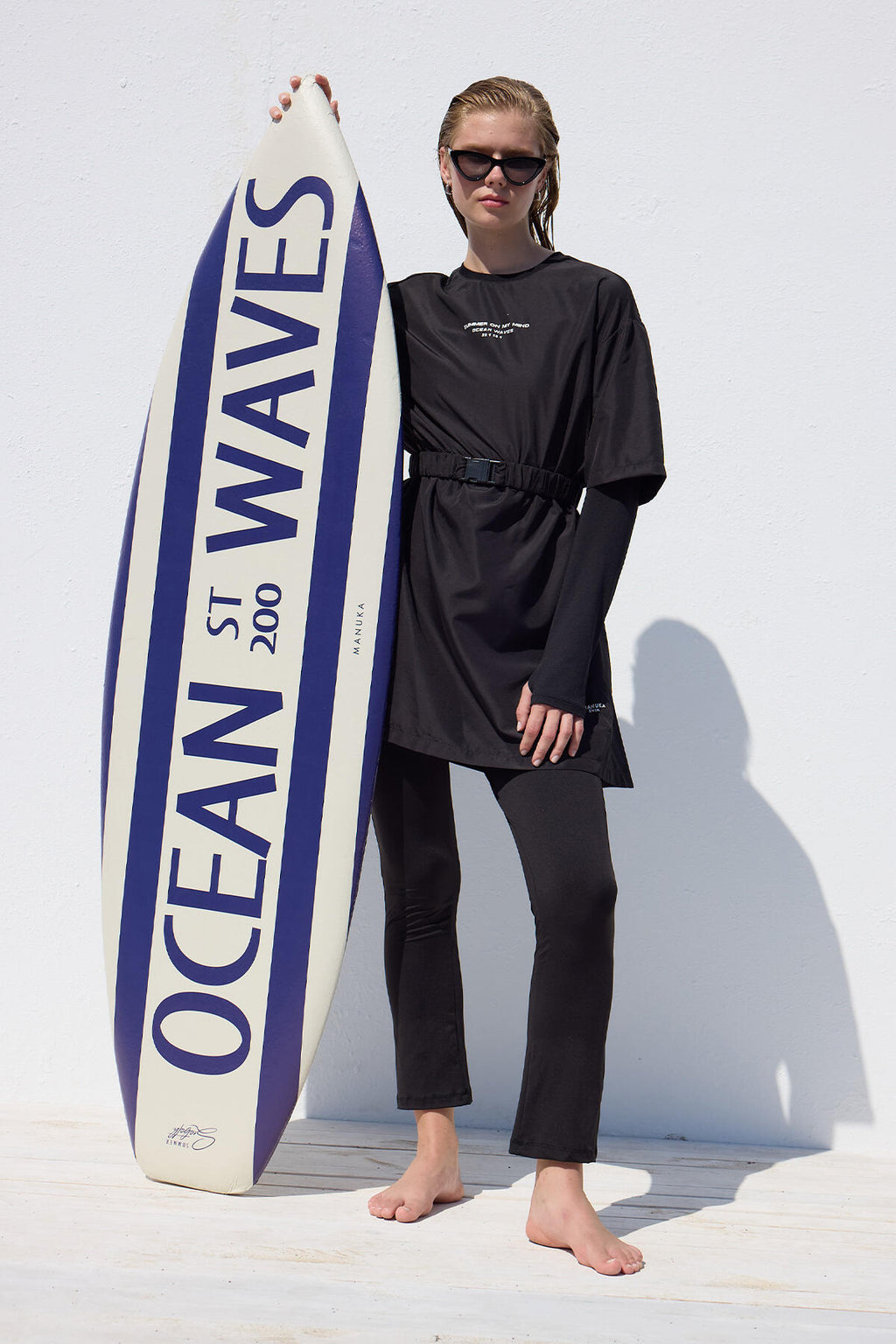 Finger Loop 3 Piece Swim Set Black – Manuka