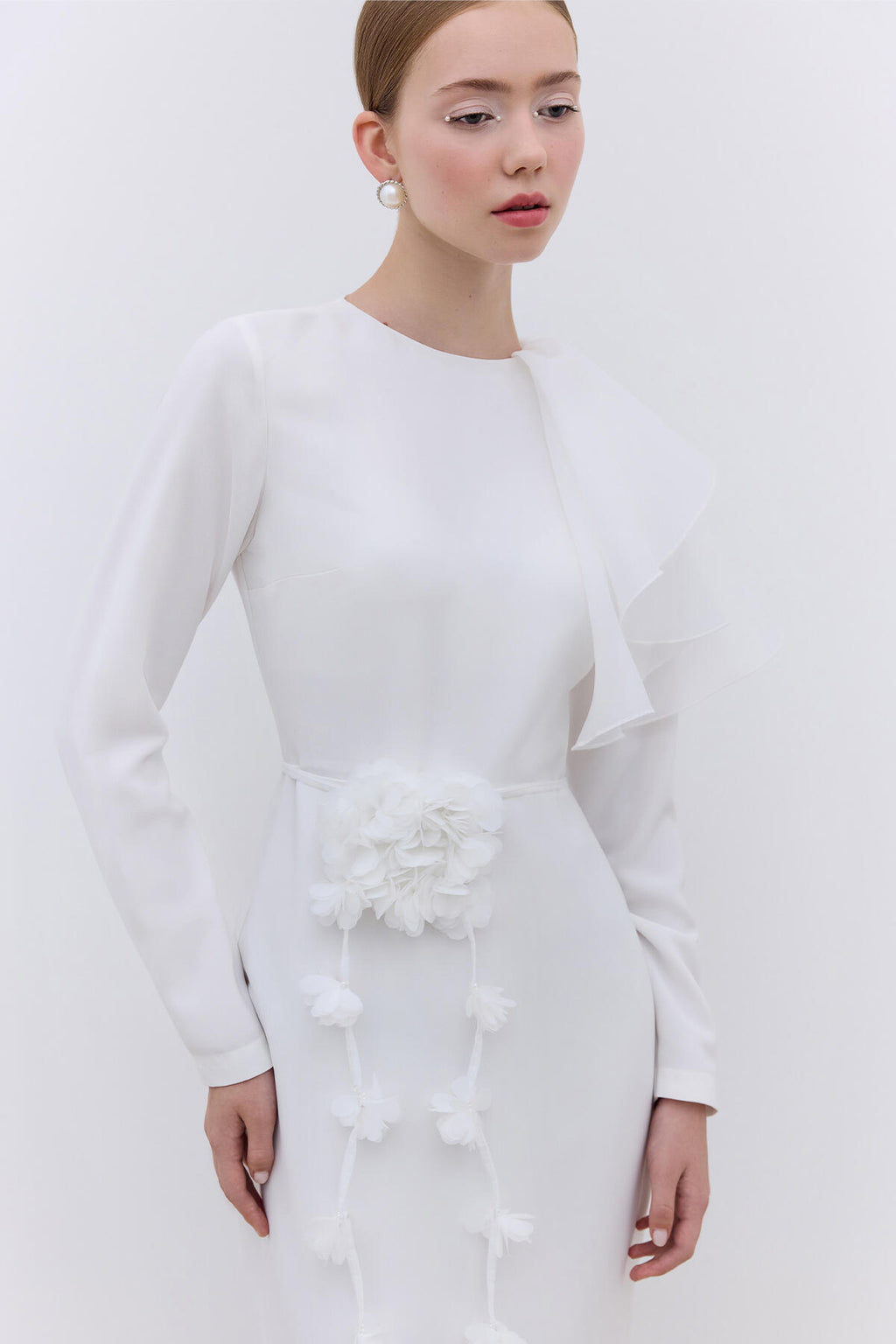 Laura Evening Dress Ecru – Manuka Global