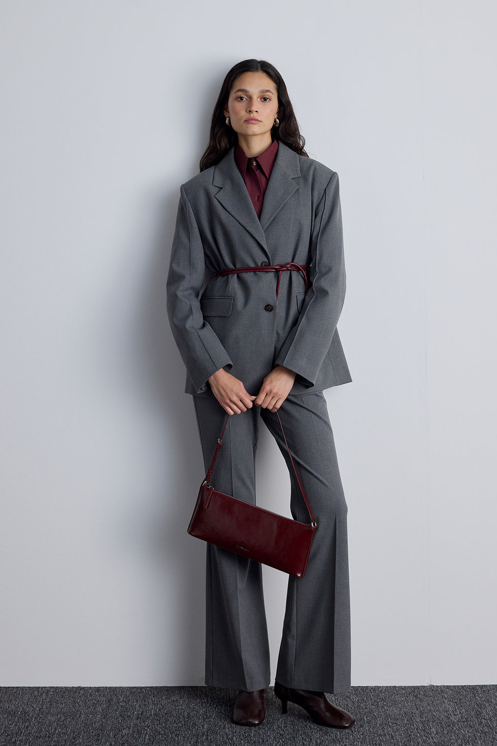 Flared Classic Pants Grey – Manuka