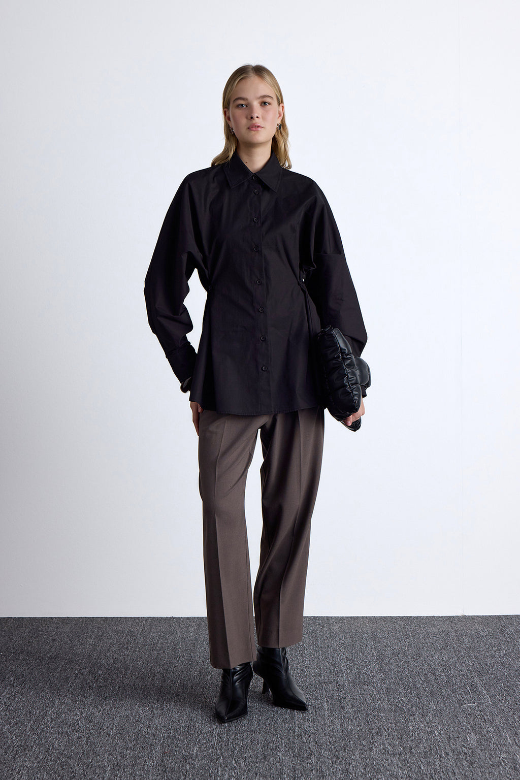 Adjustable Waist Shirt Black – Manuka Global